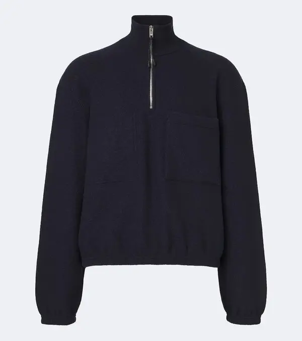 Bottega Veneta Wool Half-zip Sweater
