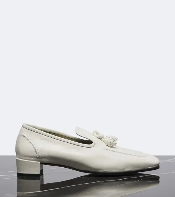 Bottega Veneta Romeo Tasseled Leather Loafers