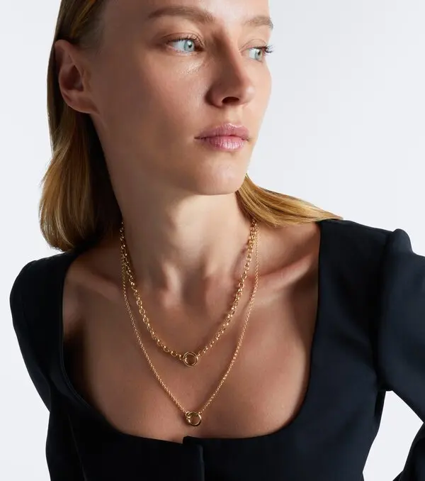 FOUNDRAE Belcher 18kt Chain Necklace