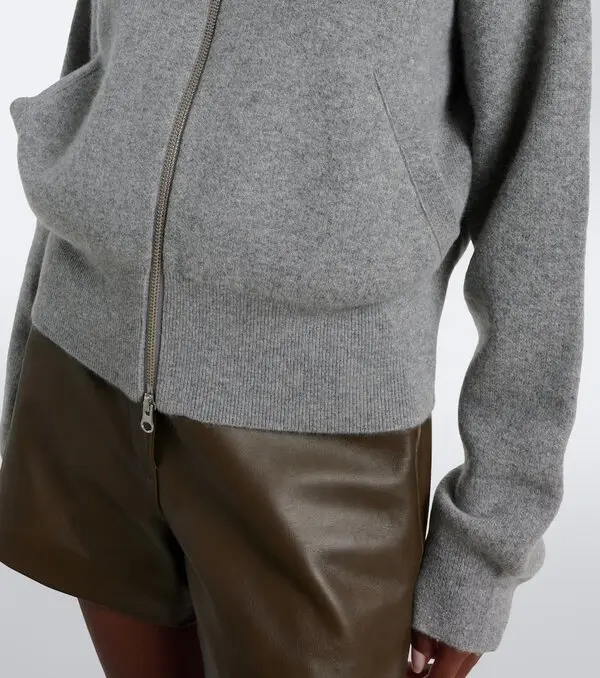 Extreme Cashmere N°478 Xtra Fun Cashmere Zip-up Cardigan - Grey