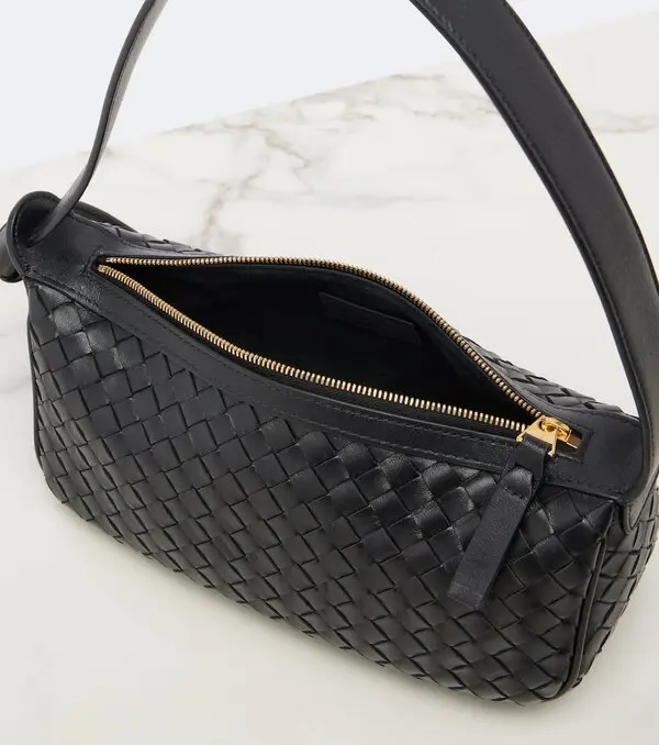 Bottega Veneta Nodo Intrecciato Leather Shoulder Bag