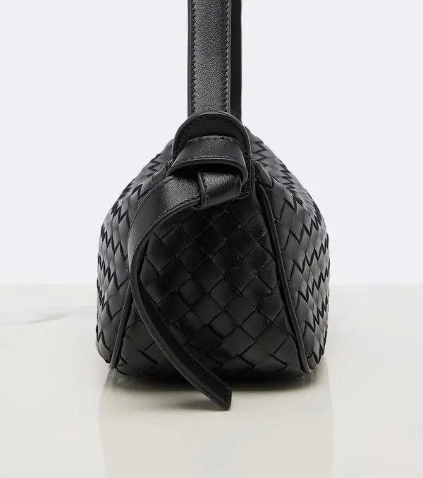 Bottega Veneta Nodo Intrecciato Leather Shoulder Bag