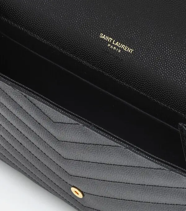 Saint Laurent Cassandre Matelassé Leather Clutch