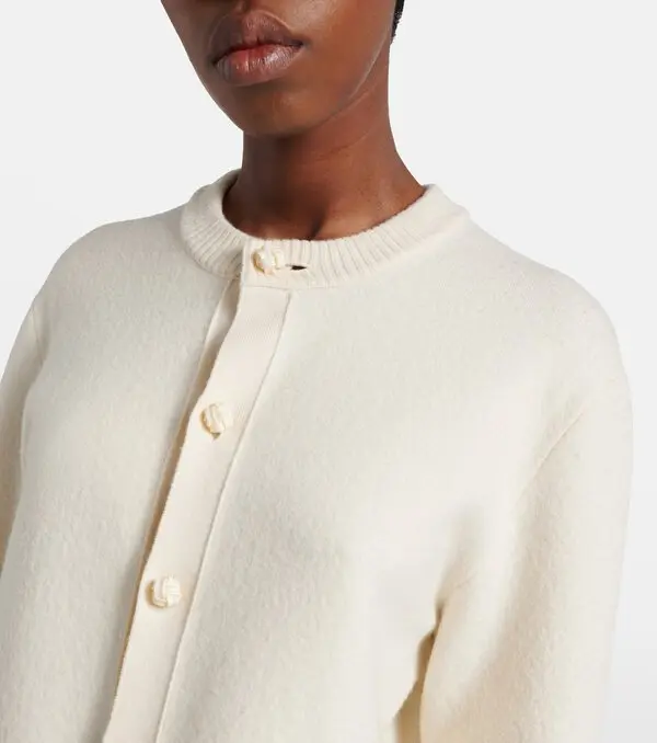 Bottega Veneta Fringed Wool Cardigan