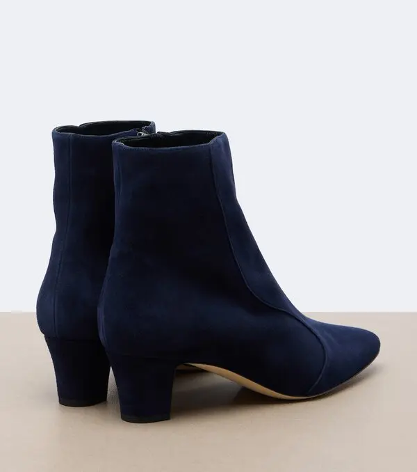 Manolo Blahnik Myconia Suede Ankle Boots