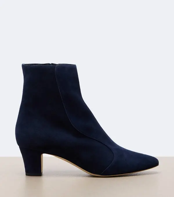 Manolo Blahnik Myconia Suede Ankle Boots