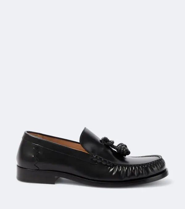 Bottega Veneta Ugo Knot Leather Loafers