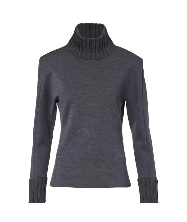 Bottega Veneta Wool-blend Turtleneck Sweater - Grey