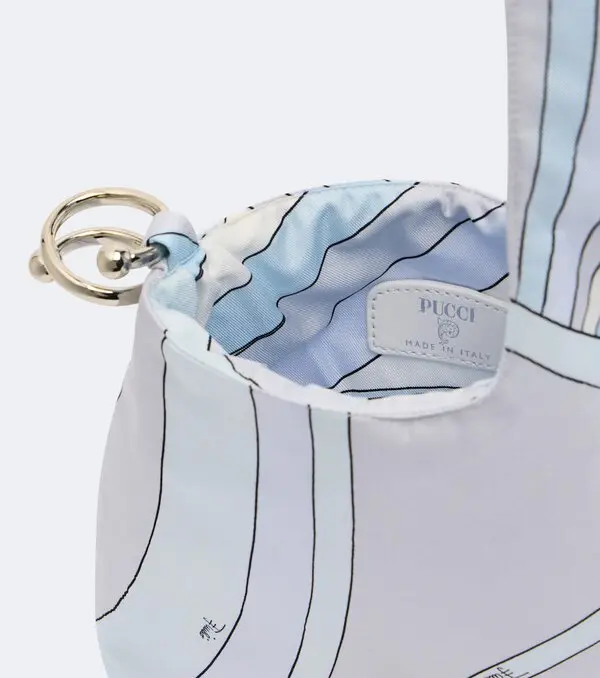 Emilio Pucci Emilio Iride Silk Twill Top-handle Bag