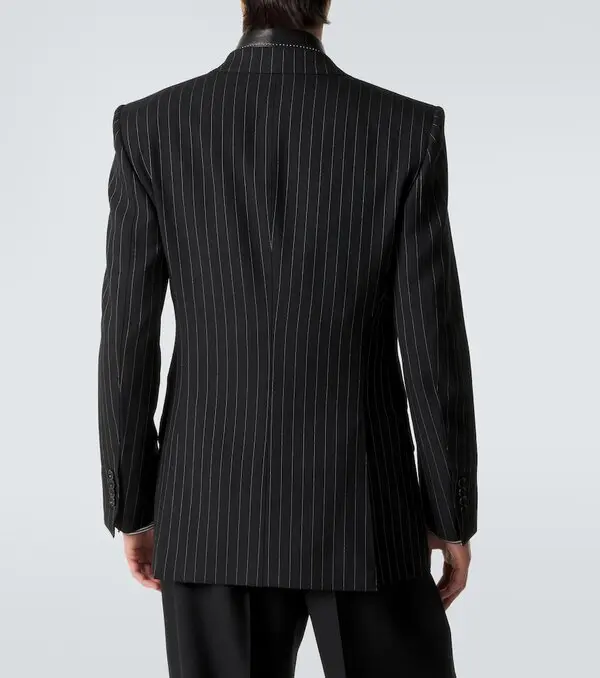 TOM FORD Striped Wool Twill Blazer