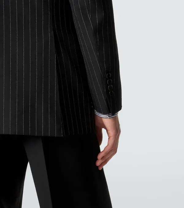 TOM FORD Striped Wool Twill Blazer