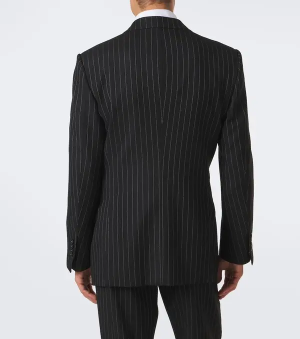 TOM FORD Striped Wool Twill Blazer