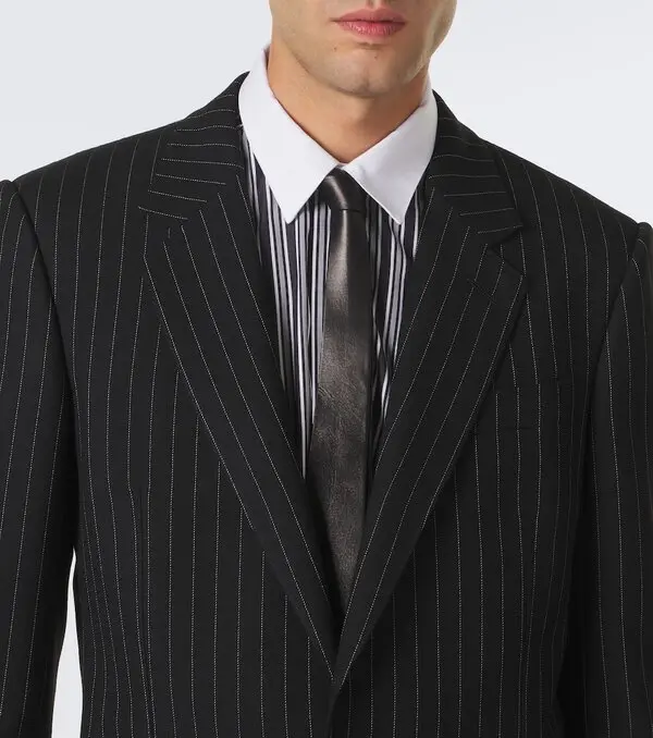 TOM FORD Striped Wool Twill Blazer
