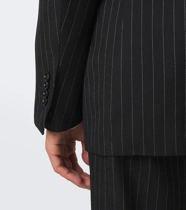 TOM FORD Striped Wool Twill Blazer