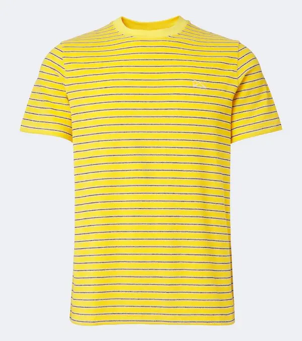 Loewe Striped Cotton-blend Terry T-shirt - Multicoloured