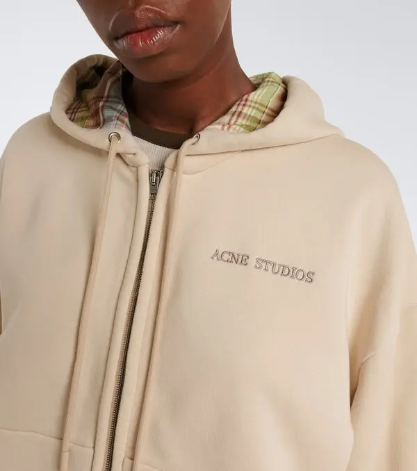 Acne Studios Cotton Jersey Zip-up Hoodie