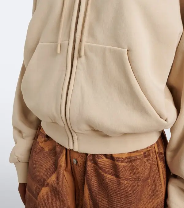 Acne Studios Cotton Jersey Zip-up Hoodie