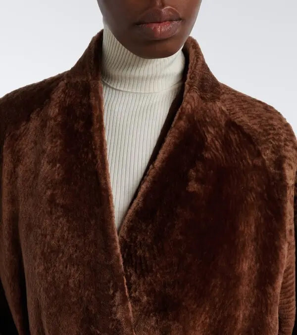 ARMA Dilan Shearling Wrap Coat