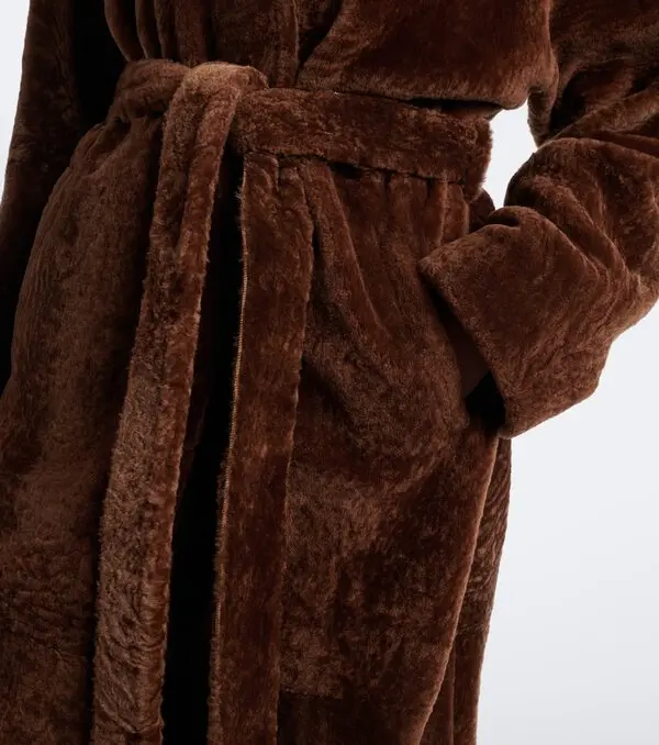 ARMA Dilan Shearling Wrap Coat