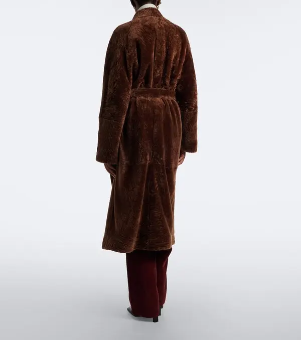 ARMA Dilan Shearling Wrap Coat