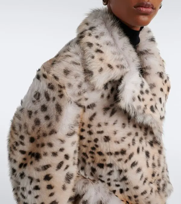 ARMA Cynthia Reversible Leopard-print Shearling Jacket