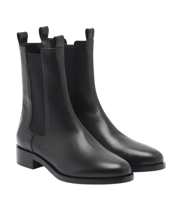 AeydĒ Caspar Leather Chelsea Boots - Black