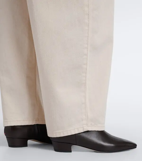 AeydĒ Yasmin Leather Ankle Boots