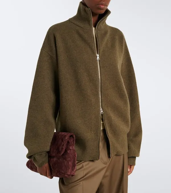 Extreme Cashmere N°319 Xtra Out Cashmere Zip-up Sweater