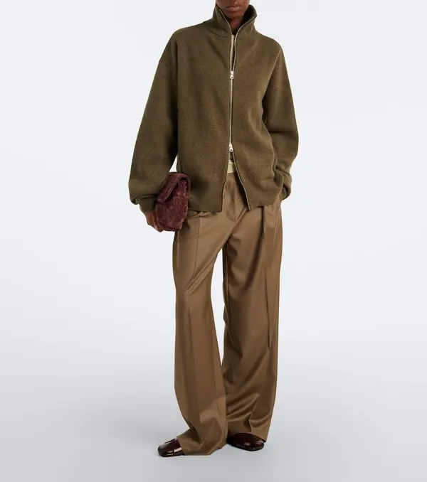 Extreme Cashmere N°319 Xtra Out Cashmere Zip-up Sweater