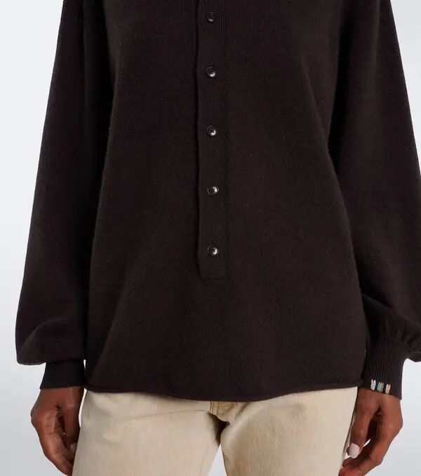 Extreme Cashmere N°280 Bi Cashmere-blend Sweater - Brown