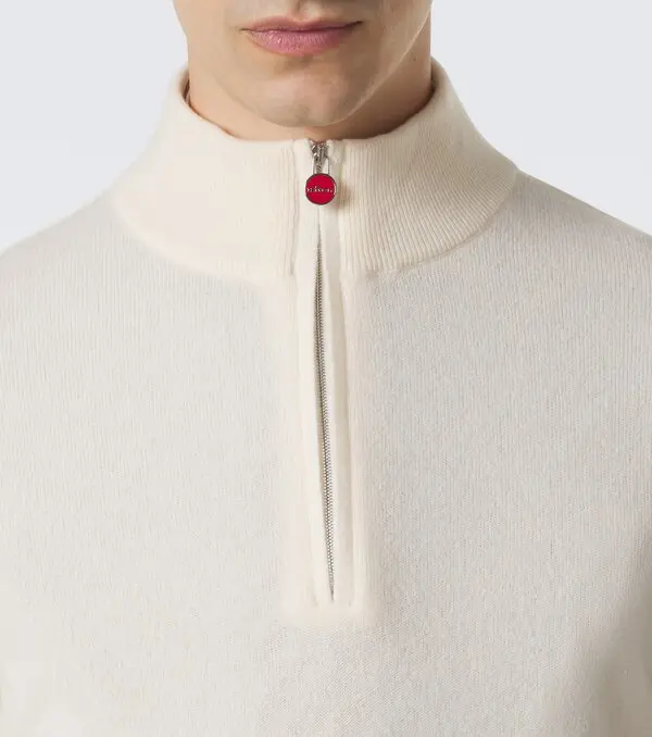 Kiton Cashmere Half-zip Sweater