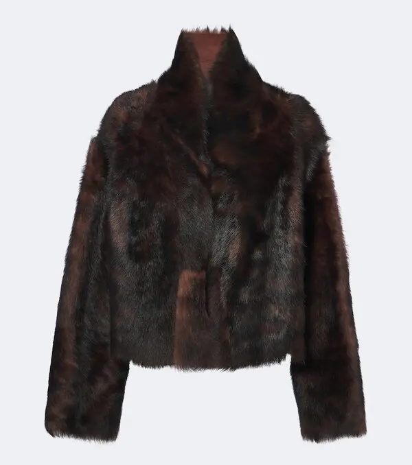 ARMA Mooney Shearling Jacket - Brown