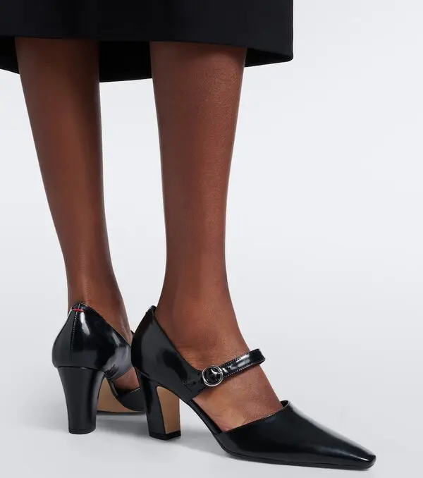 AeydĒ Isidora Leather Mary Jane Pumps