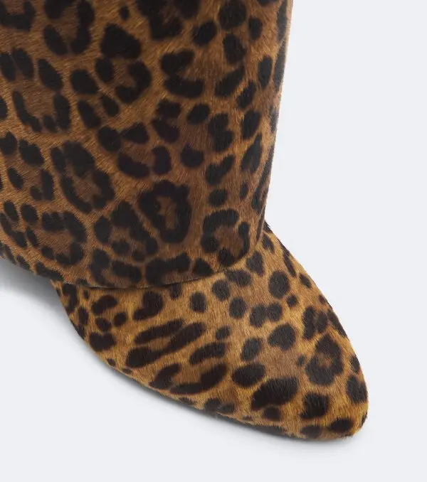 Givenchy Shark Pinch Calf Hair Knee-high Boots