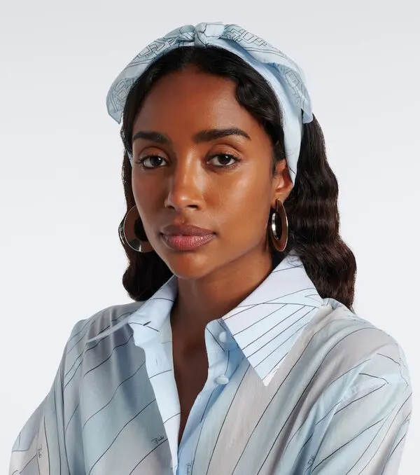 Emilio Pucci Iride Cotton Headband