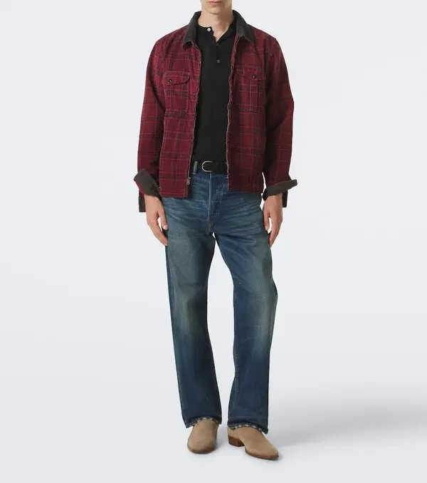 Ralph Lauren Plaid Cotton Corduroy Overshirt