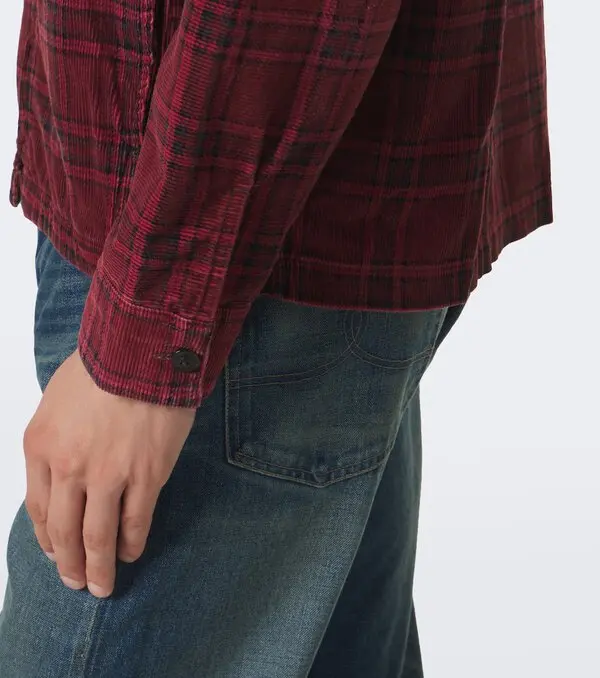 Ralph Lauren Plaid Cotton Corduroy Overshirt