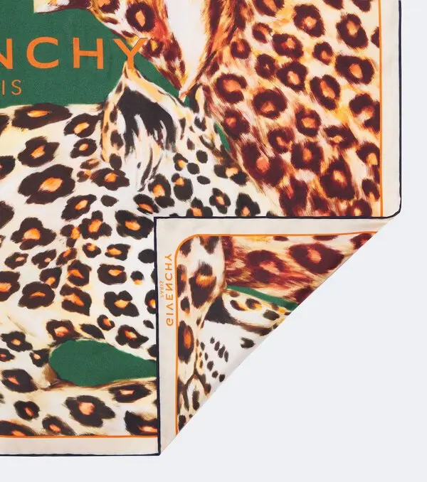 Givenchy Leopard-print Silk Twill Scarf