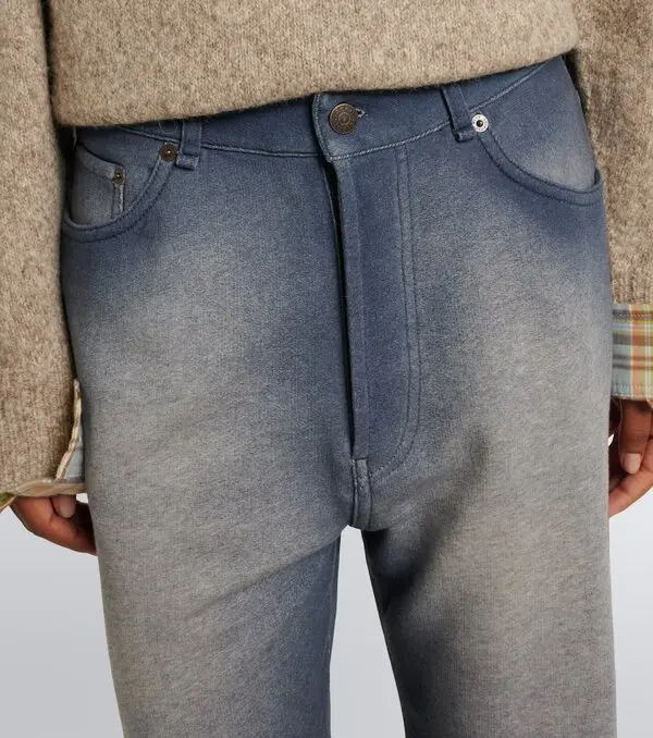 Acne Studios Cotton Fleece Wide-leg Pants