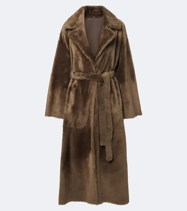 ARMA Rien Shearling Wrap Coat