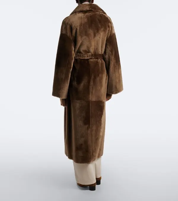 ARMA Rien Shearling Wrap Coat