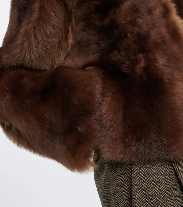 Nour Hammour Cameron Shearling Jacket