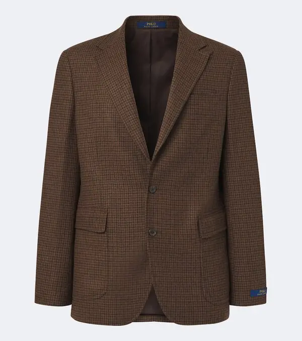 Polo Ralph Lauren Checked Wool-blend Blazer