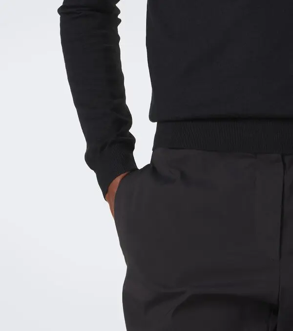 Prada Cashmere And Silk Polo Sweater