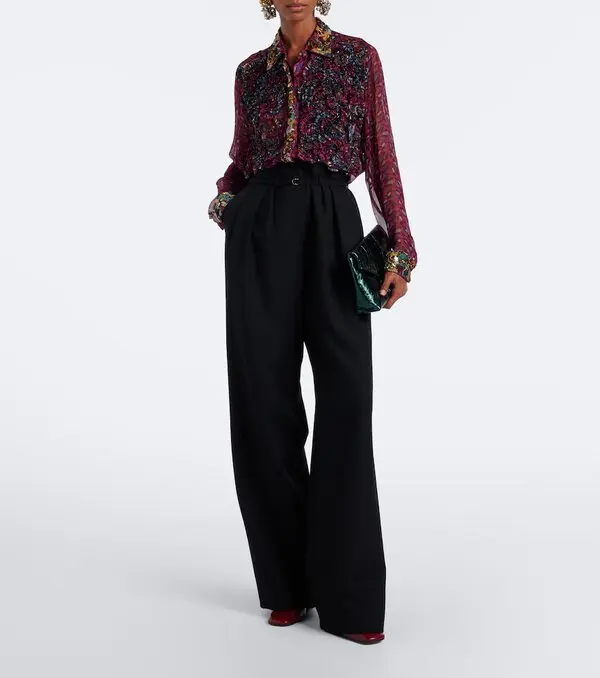 Dries Van Noten Embellished Embroidered Shirt