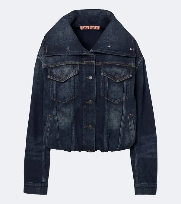 Acne Studios Denim Blouson Jacket - Blue