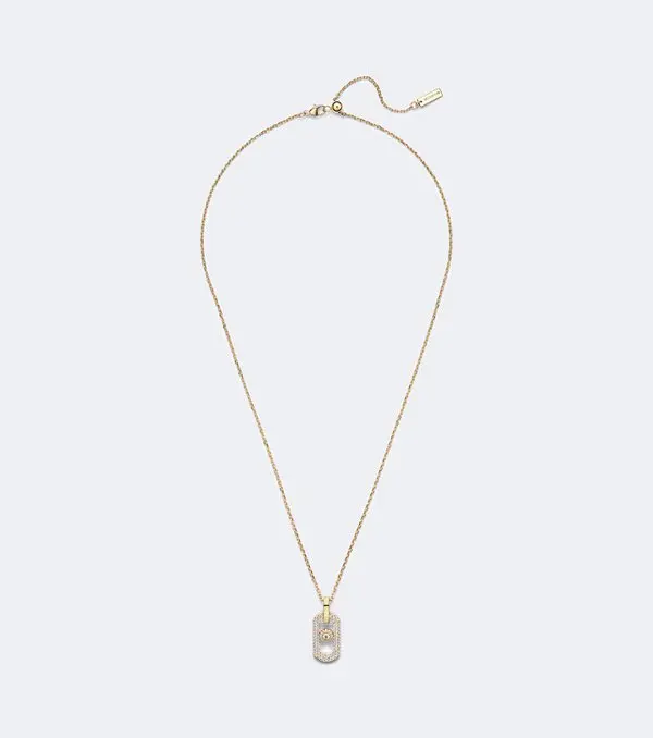 Messika So Move 18kt Necklace With Diamonds - Gold