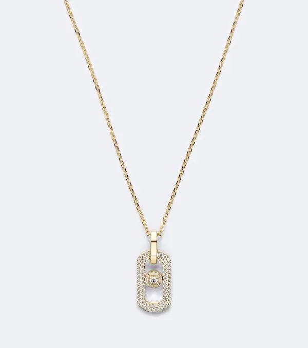 Messika So Move 18kt Necklace With Diamonds