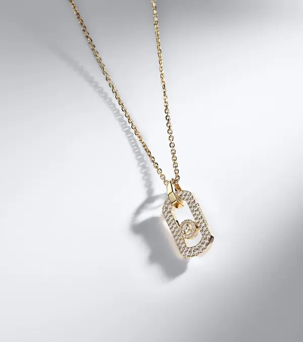 Messika So Move 18kt Necklace With Diamonds