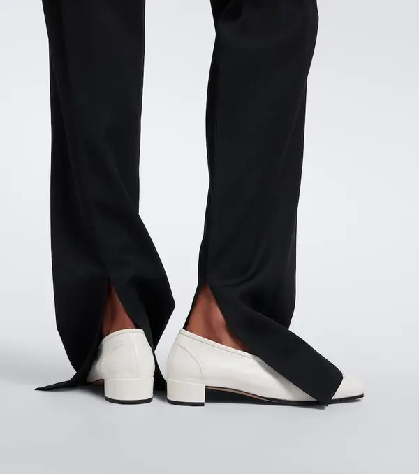 Bottega Veneta Wool Straight Leg Pants